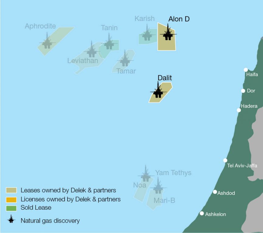 East Med E&P: Our Assets - Delek Group